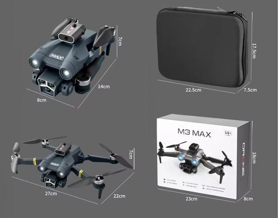 M3 Max Drone with Camera 8K 45 Mins Flight 5GHz Transmission GPS Auto ...
